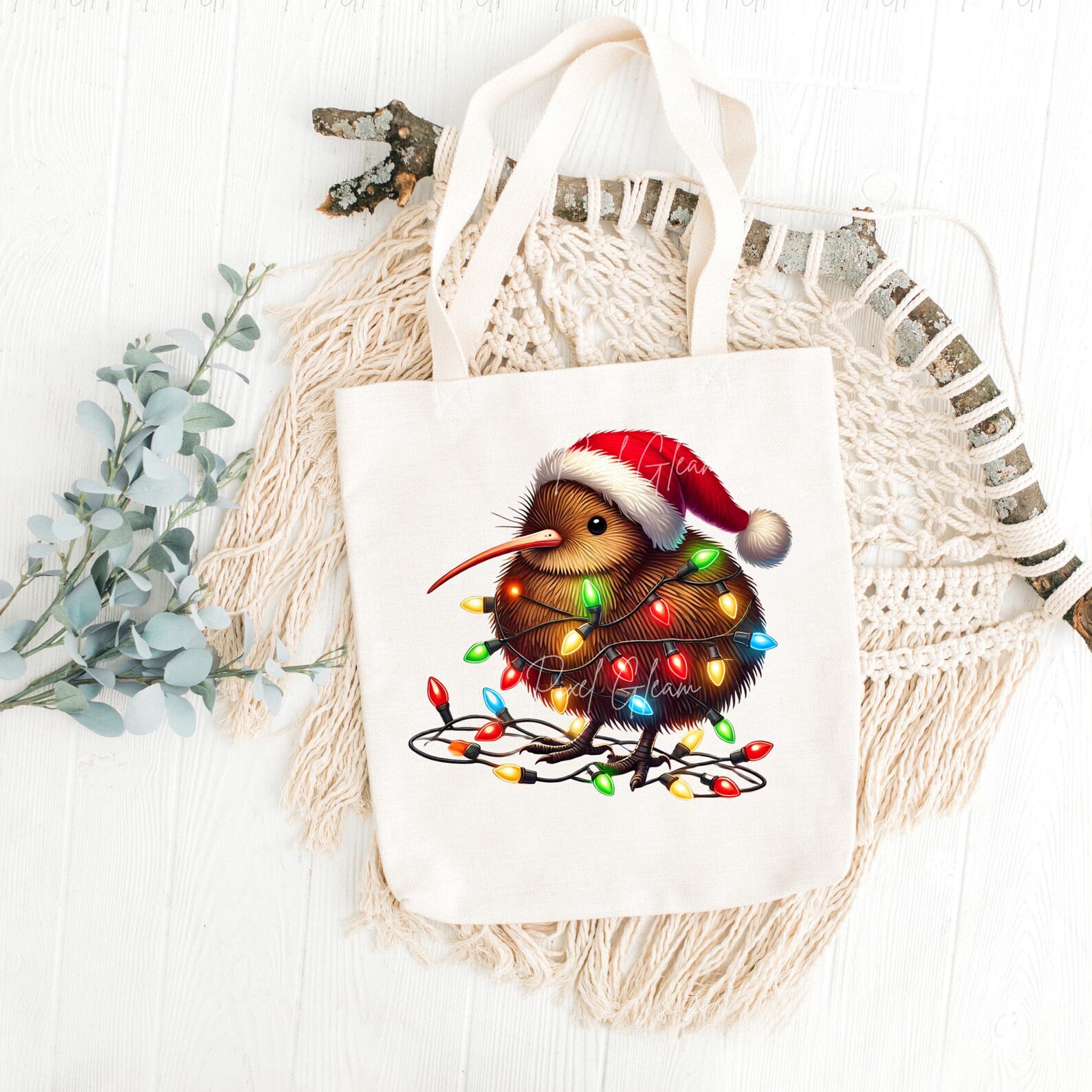 Kiwi NZ Christmas Png, Kiwi Png, Digital Download, Christmas Kiwi Bird ...