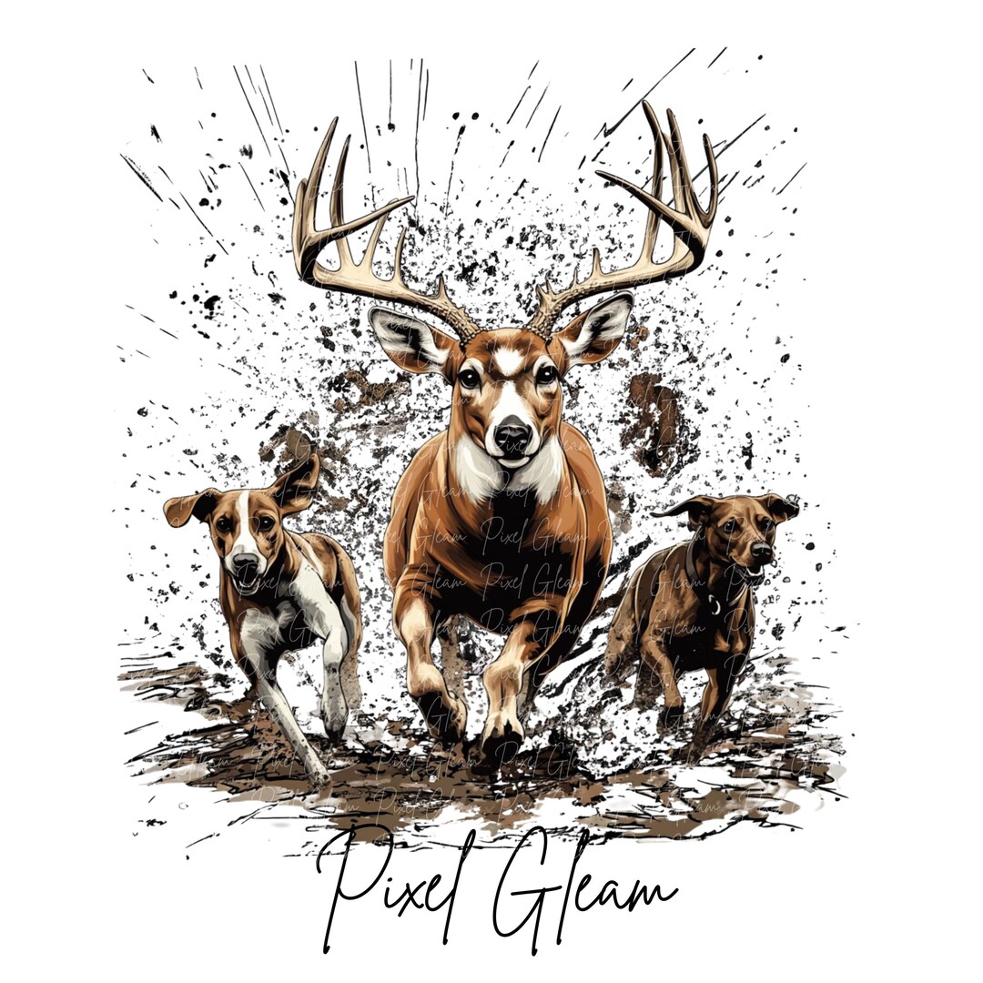 Walker Hunting Dog PNG, Labrador Retrieving Png, Digital Download, Deer ...