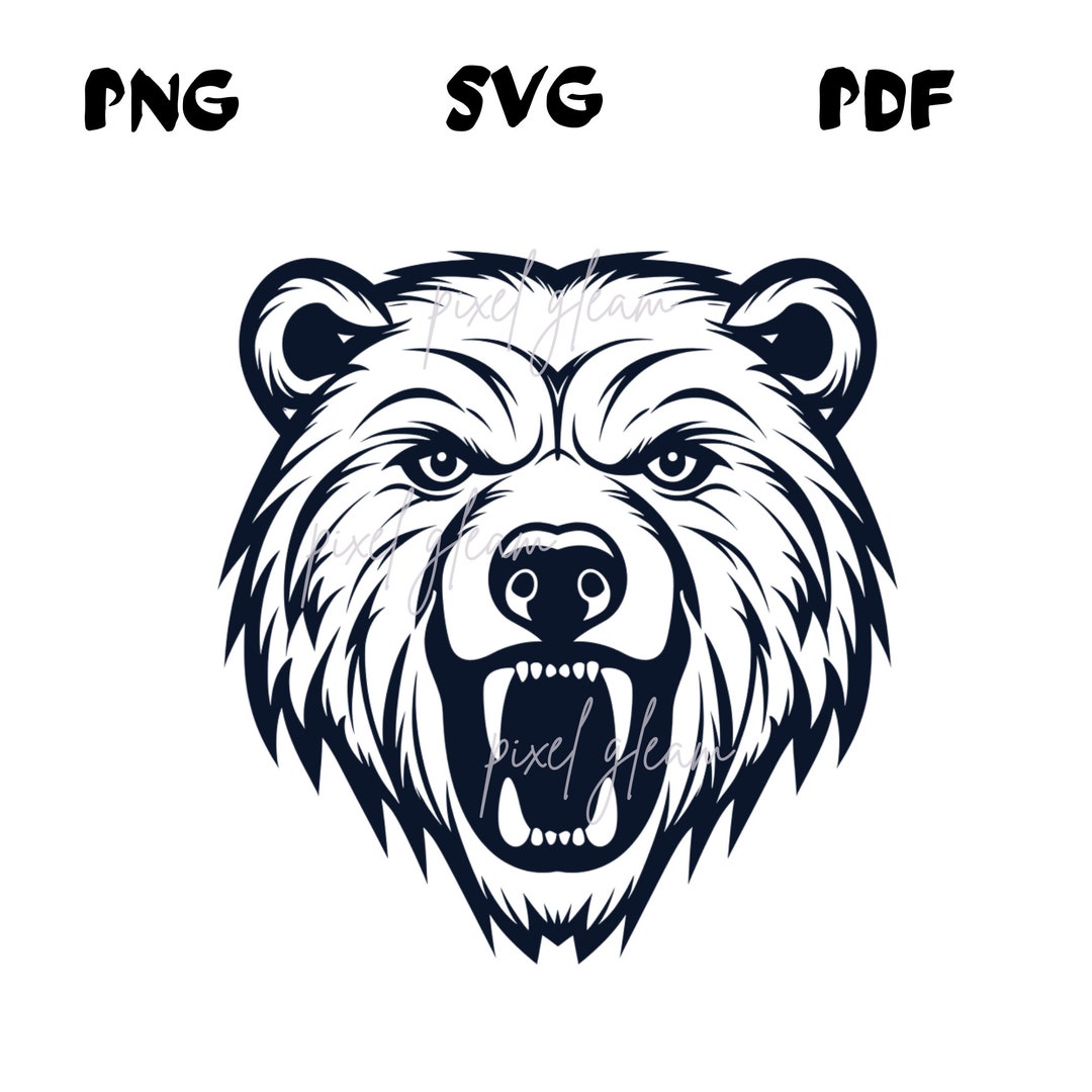 Bear Svg I Bear PNG Instant Download T-shirt Sublimation - Etsy