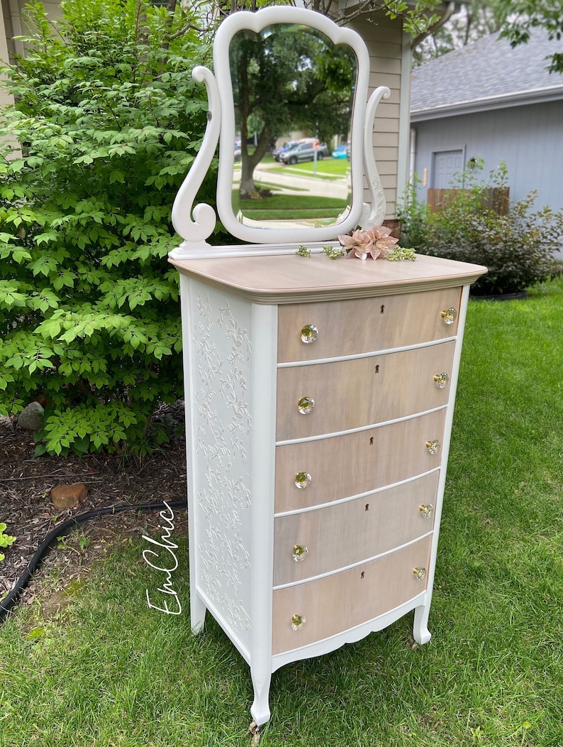 SOLD Example of Work: Custom Option Available/antique 5 Drawer Dresser ...