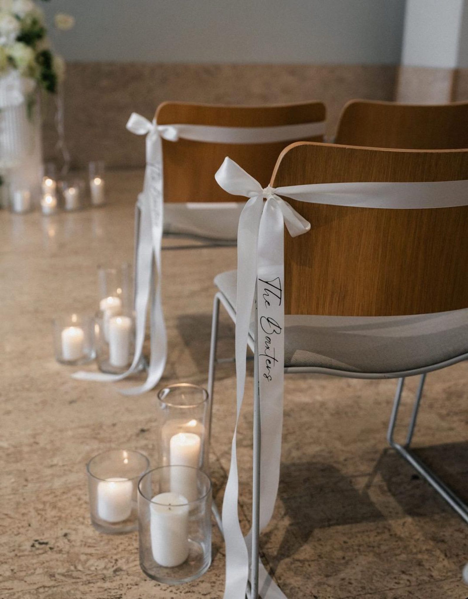 Luxury Personalized, Satin Ribbon | Chair Placements | Decor | Setting ...