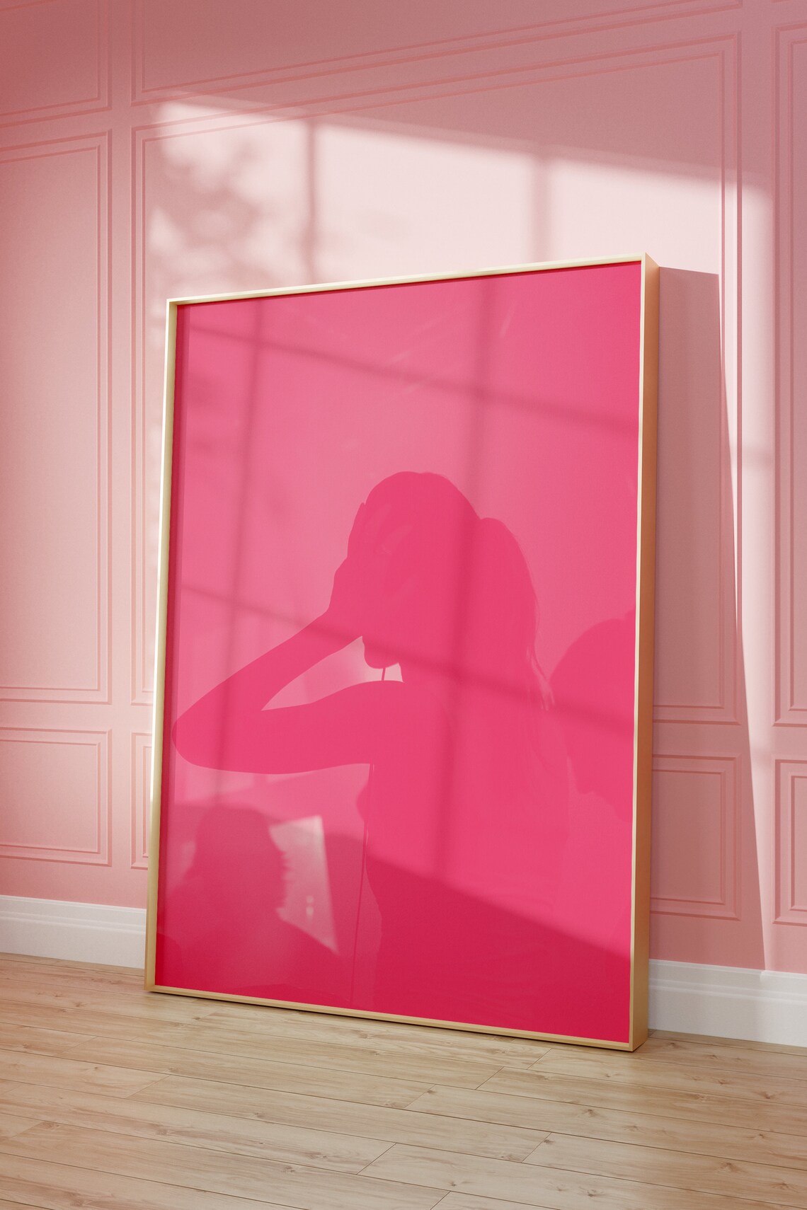 Pink Female DJ Art Print | House Music Poster (digital Download) - Etsy