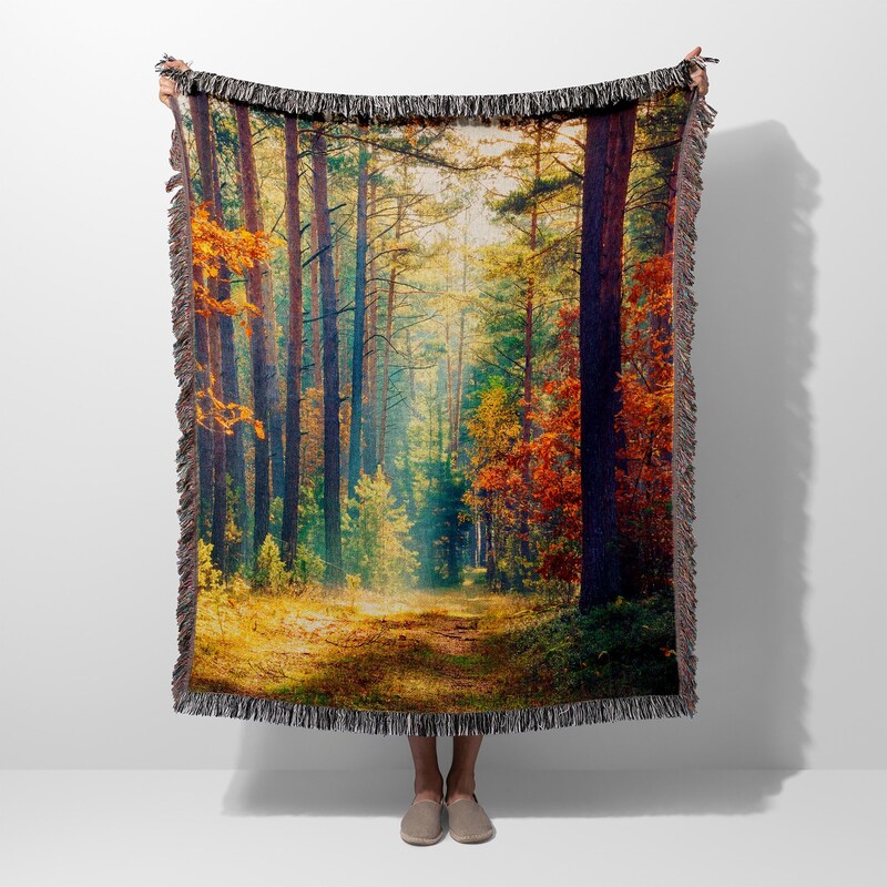 Fall Throw Blanket - Etsy