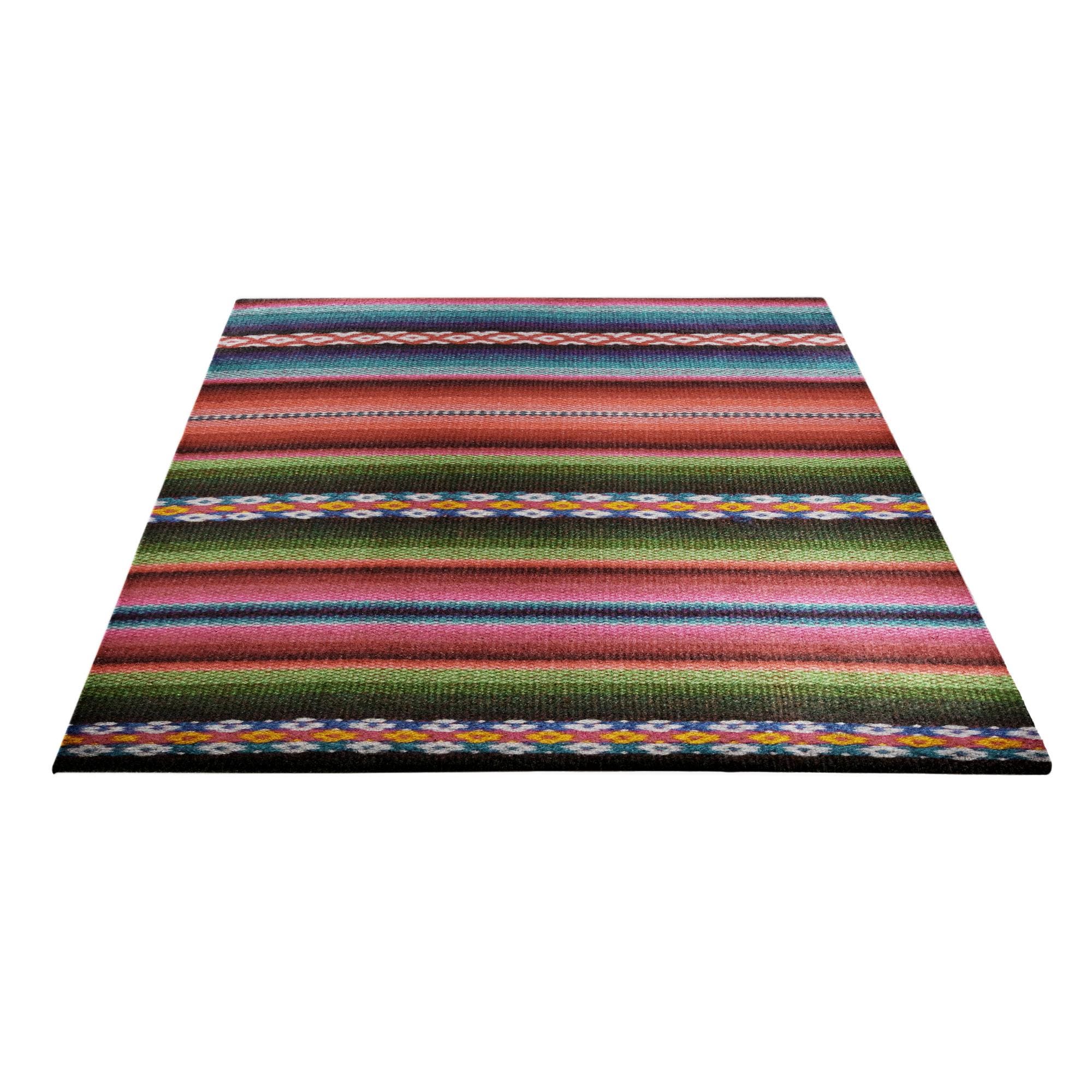 Baja Beach Mexicanponchodrugrugstyle Serape Hippie Aztec Carpet Indoor ...