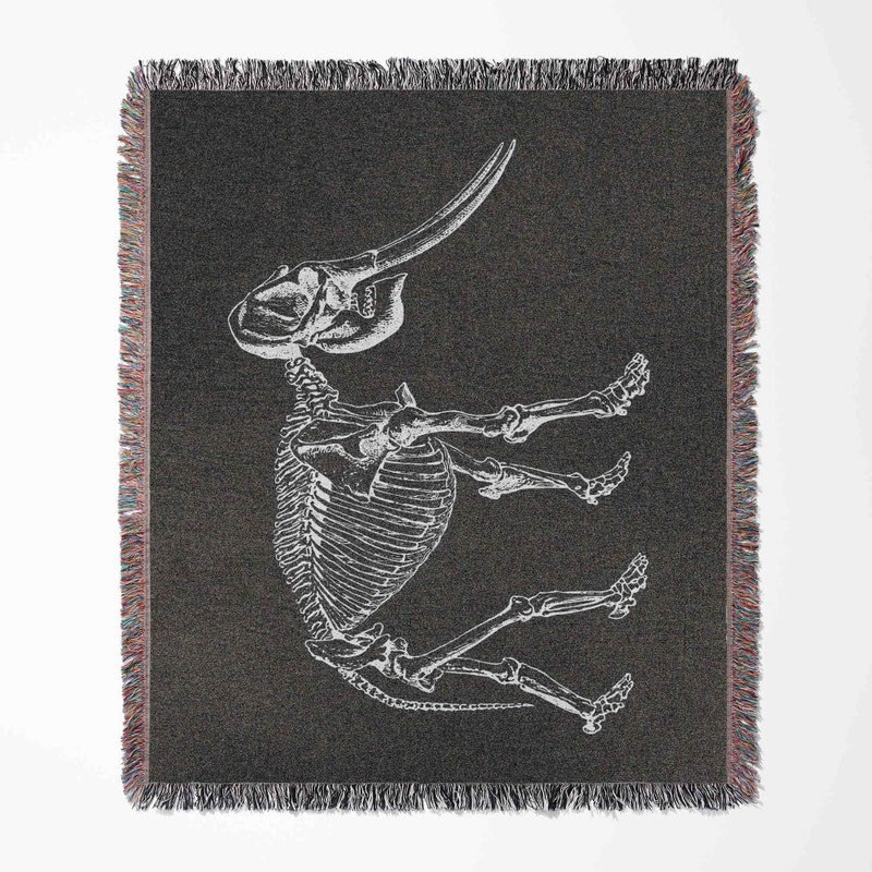 Skeleton Tapestry - Etsy