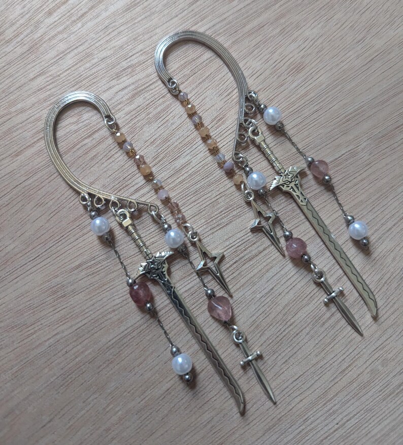 Sword Ear Cuffs, Medieval Ear Wrap Set, 2pc Statement Jewelry, Secure ...
