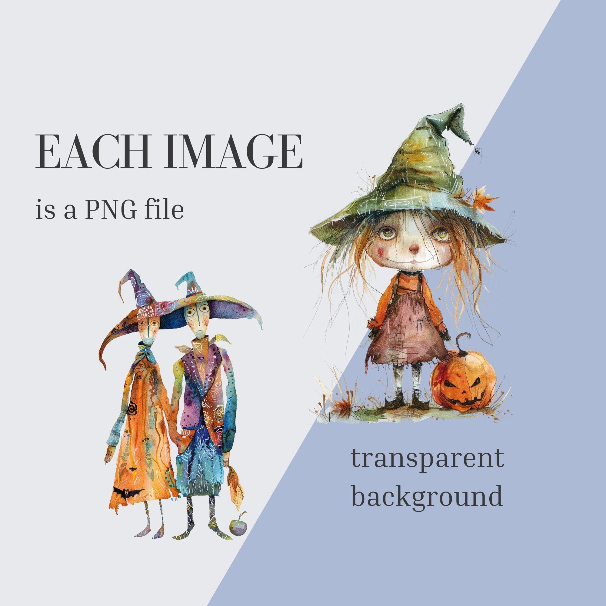 Peculiar People Clipart, People Set Clipart, Surreal Portraits, Quirky ...