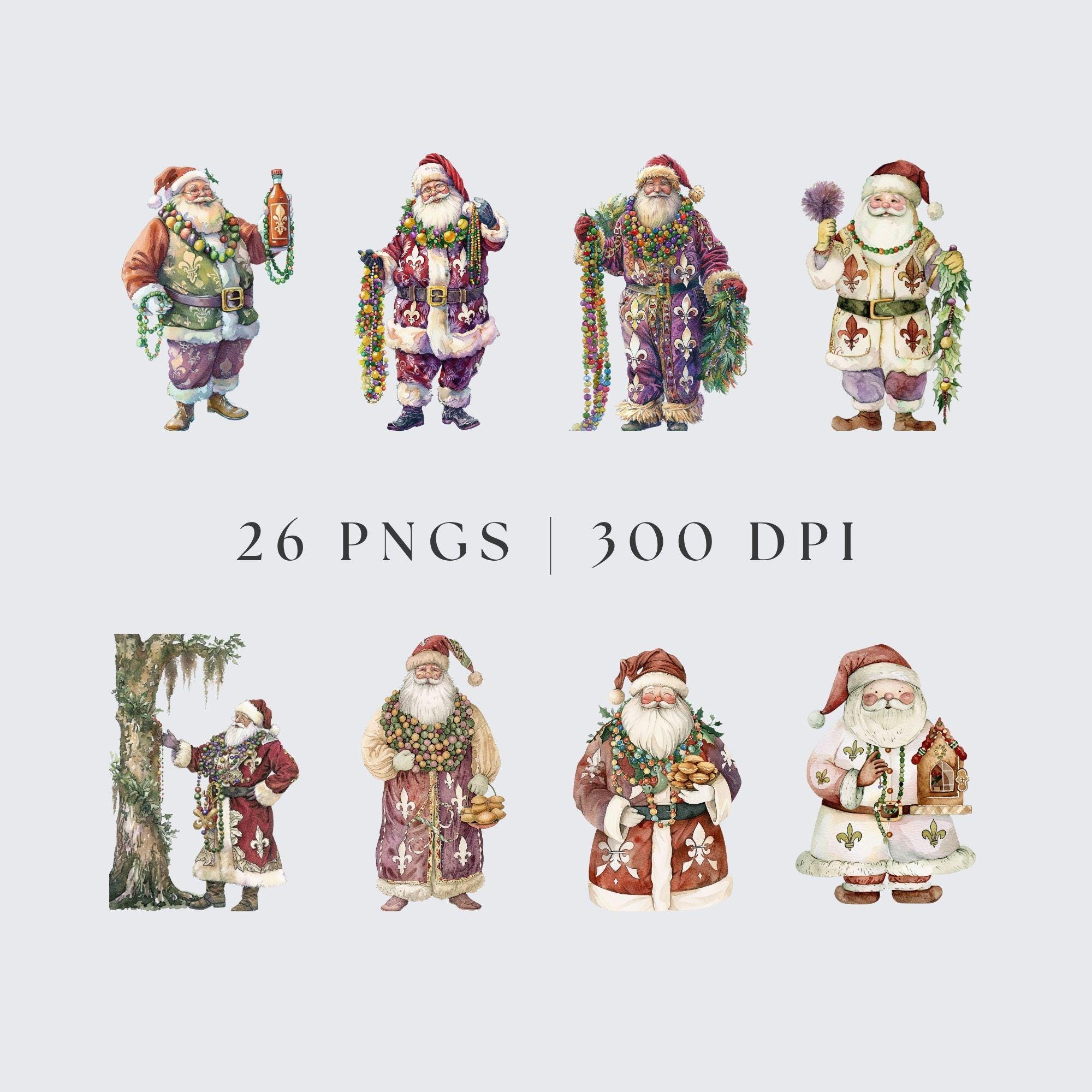 Cajun Santa Png, Cajun Christmas PNG, Heaux Heaux Heaux, Southern ...