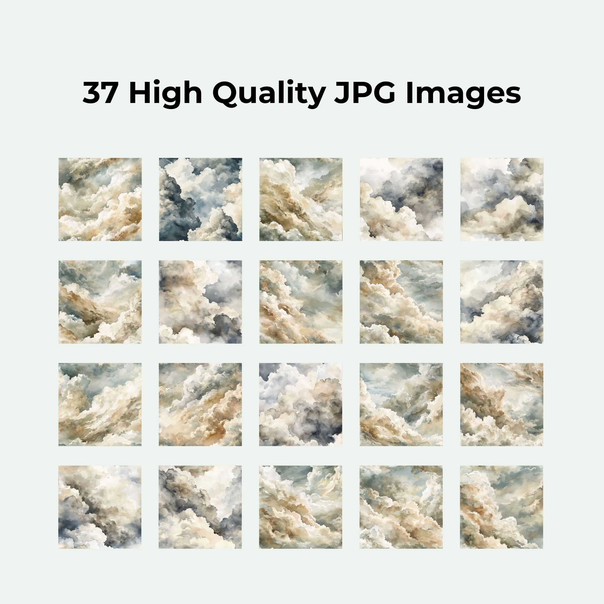 Cloudy Textures, Clouds Digital Paper, Cloudy Sky, Clouds Texture Pattern, Blue Summer Skies ...