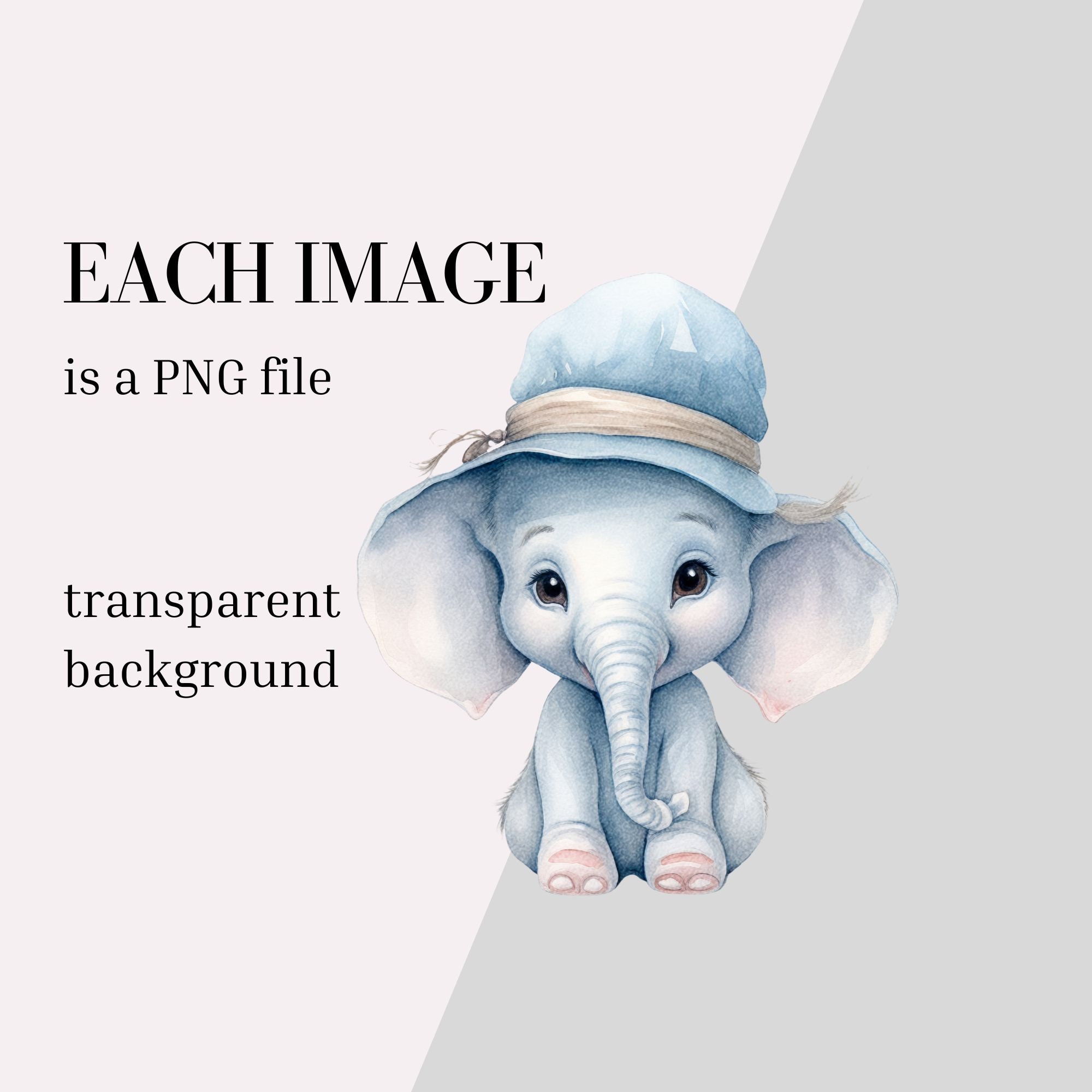 Baby Boy Elephant Clipart Baby Elephant Clipart Blue Baby Shower ...