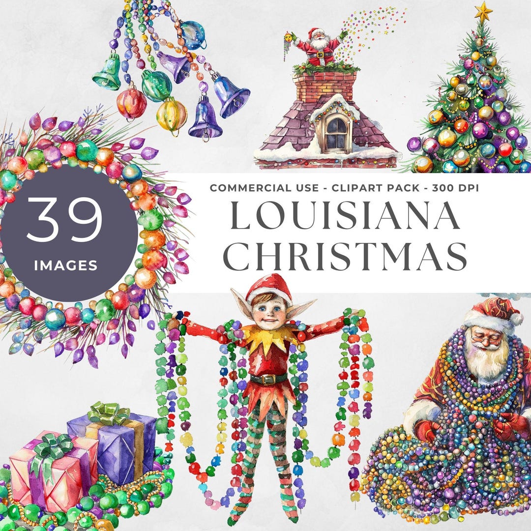 Louisiana Christmas Png, Cajun Christmas PNG, Merry Christmas Y'all ...
