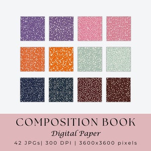 Composition Book Clip Art, Composition Book Cover Pattern, Composition ...