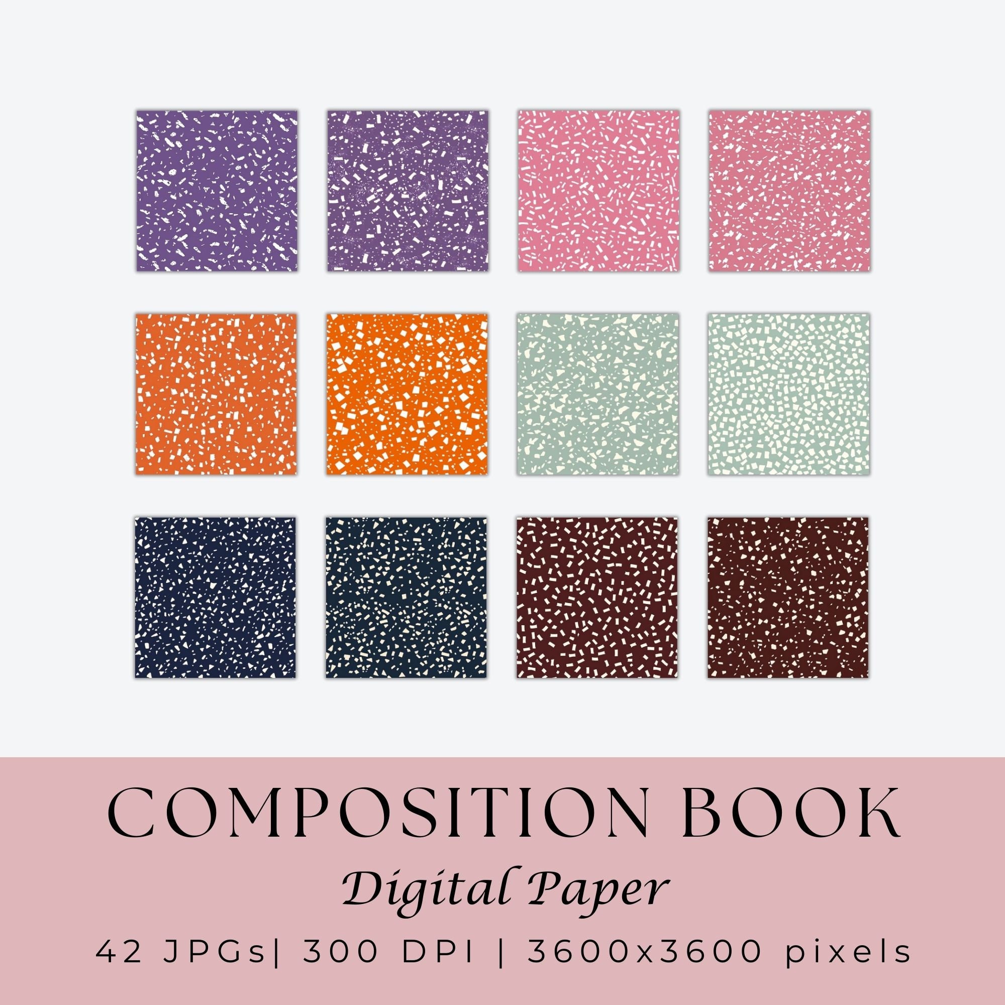 Composition Book Clip Art, Composition Book Cover Pattern, Composition ...