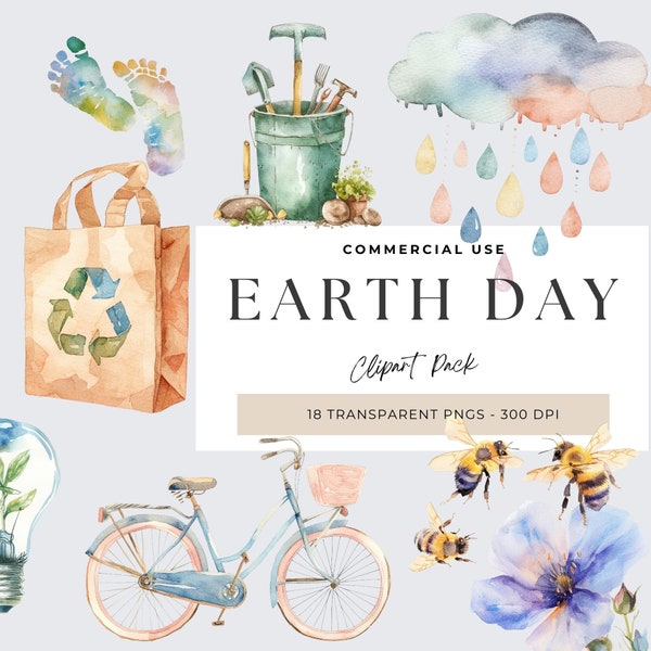 Earth Day Clip Art - Etsy
