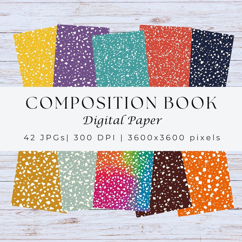 Composition Book Clip Art, Composition Book Cover Pattern, Composition ...