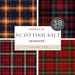 Scottish Kilt Seamless Pattern, Tartan Fabric, Digital Paper, Plaid ...