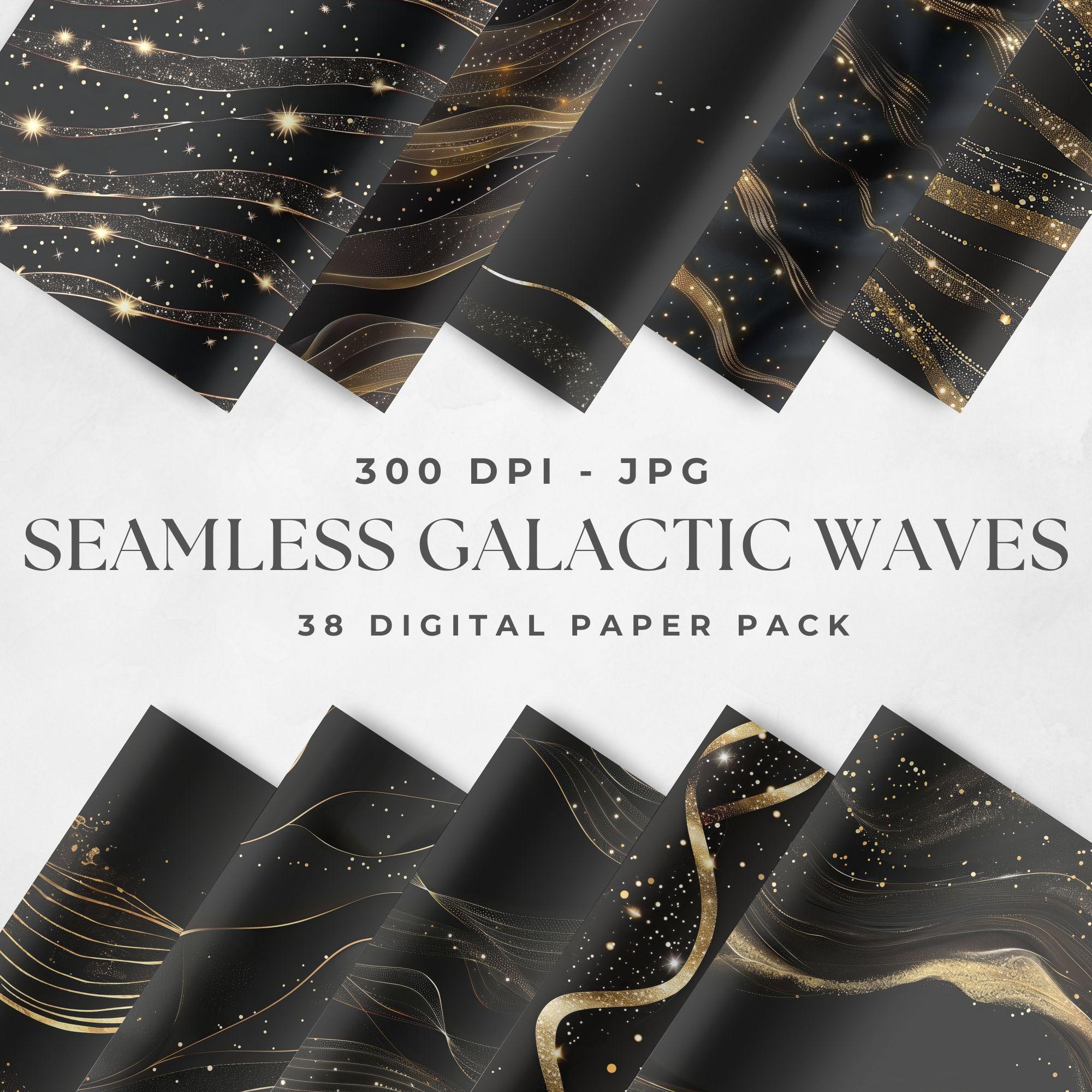 Black and Gold Digital Background, Black & Gold Sparkle Background ...