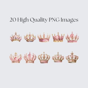 Gold Crown Clipart, Rose Gold Crown Clipart, Fantasy Cliparts, Crown ...