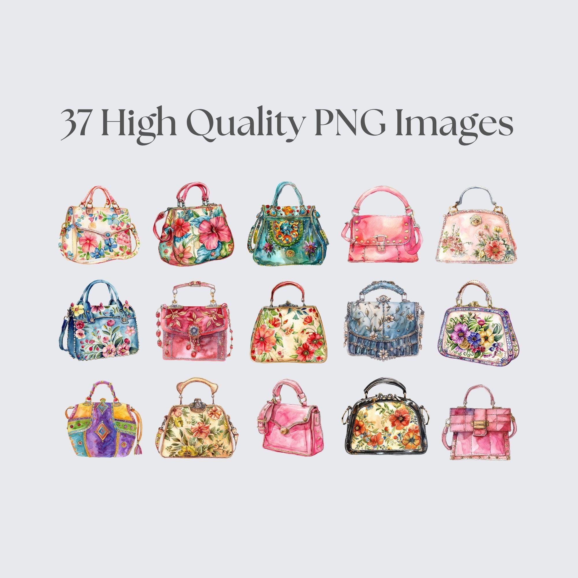 Designer Purse PNG, Luxury Tumbler Wrap, Digital Download, Fashion ...