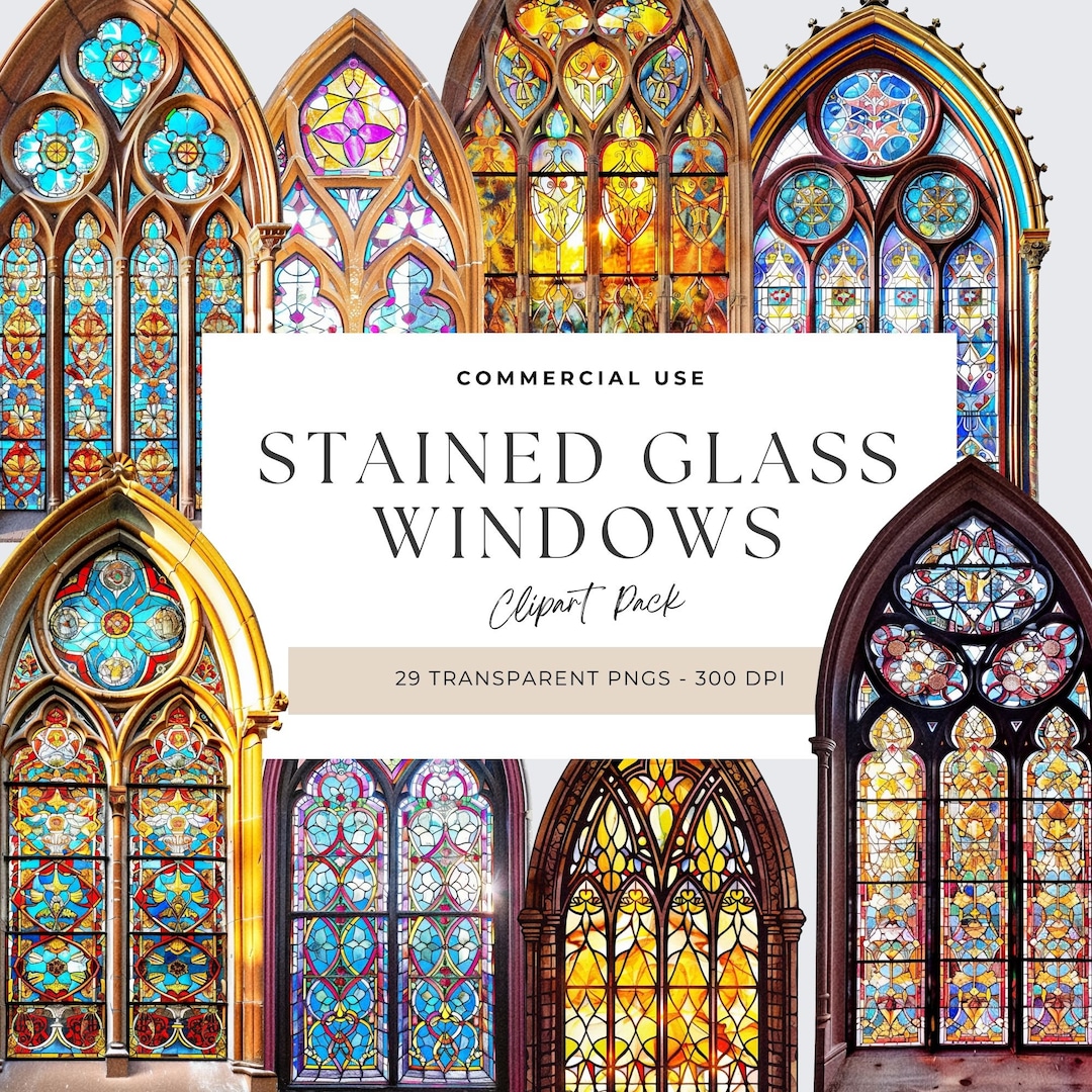 Stained Glass Window Clipart, Church Stained Glass Png, Best Stained ...