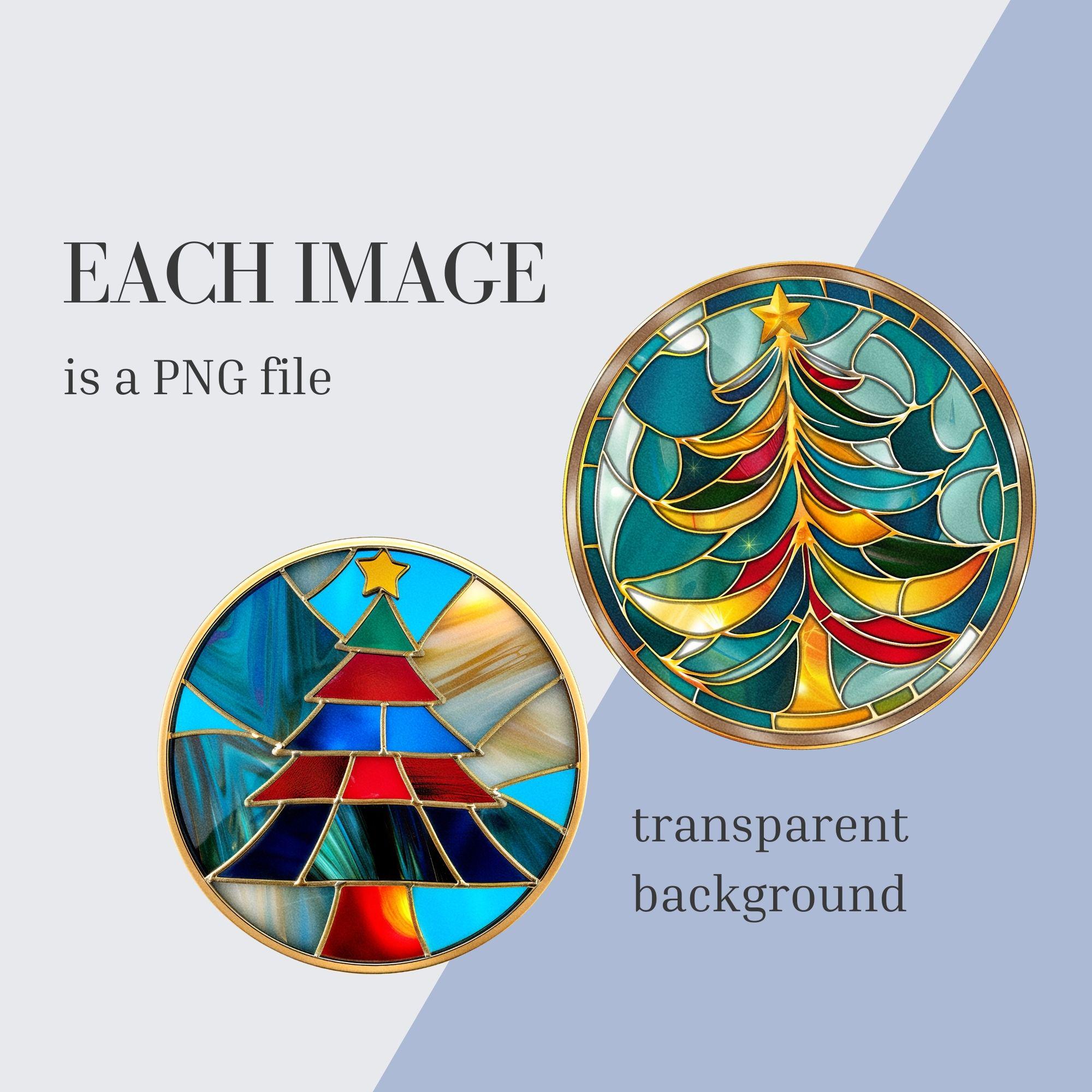 Stained Glass Christmas Tree Clipart, Stained Glass Christmas Tree Png ...