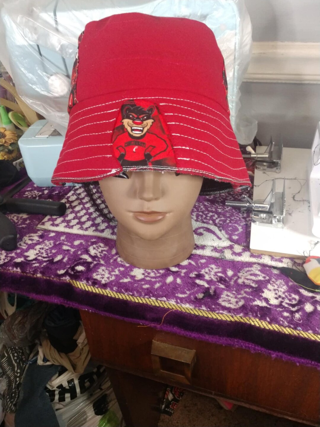 University of Cincinnati Bearcats Bucket Hat - Etsy