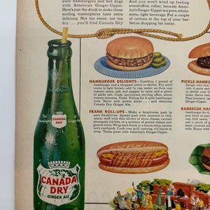 Canada Dry Vintage Advertisement 1950’s Kitchen Decor Home Decor ...