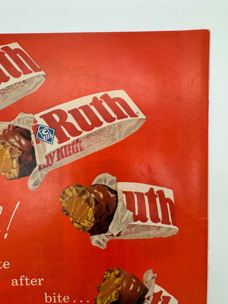 Baby Ruth Candy 1960’s Kitchen Decor Home Original Advertisement Wall ...