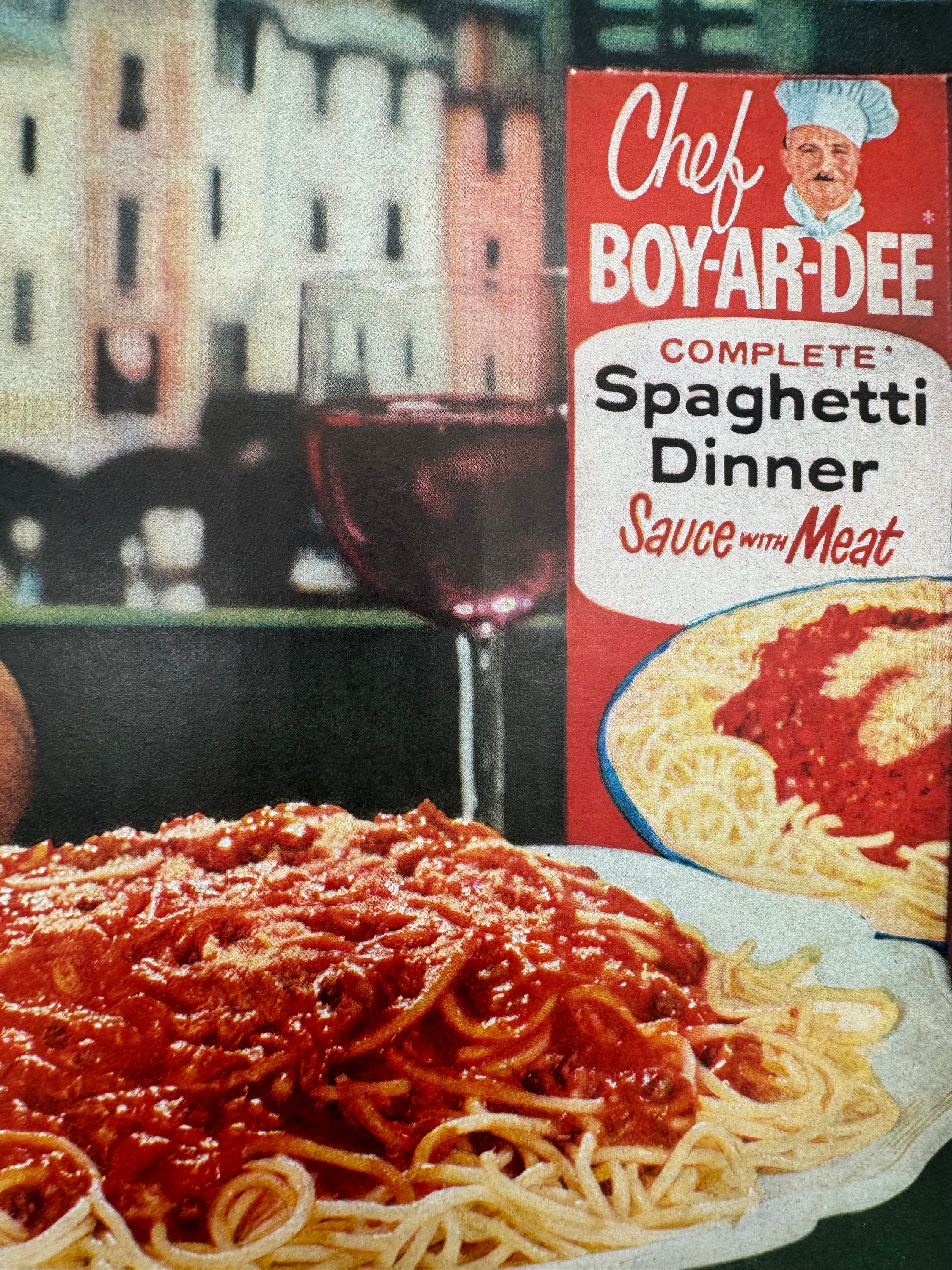 1961 Chef Boy-ar-dee Ad: Mid-century Kitchen Wall Art - Etsy