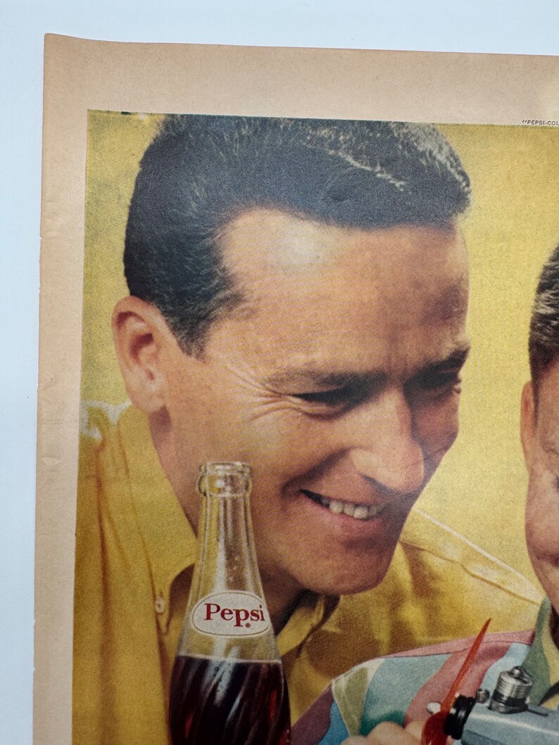 1962 Pepsi Cola Advertisement: Vintage Soda Pop Wall Art - Etsy