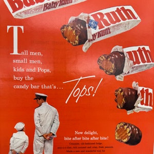 Baby Ruth Candy 1960s Kitchen Decor Home Decor Original Advertisement ...