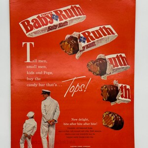 Baby Ruth Candy 1960s Kitchen Decor Home Decor Original Advertisement ...