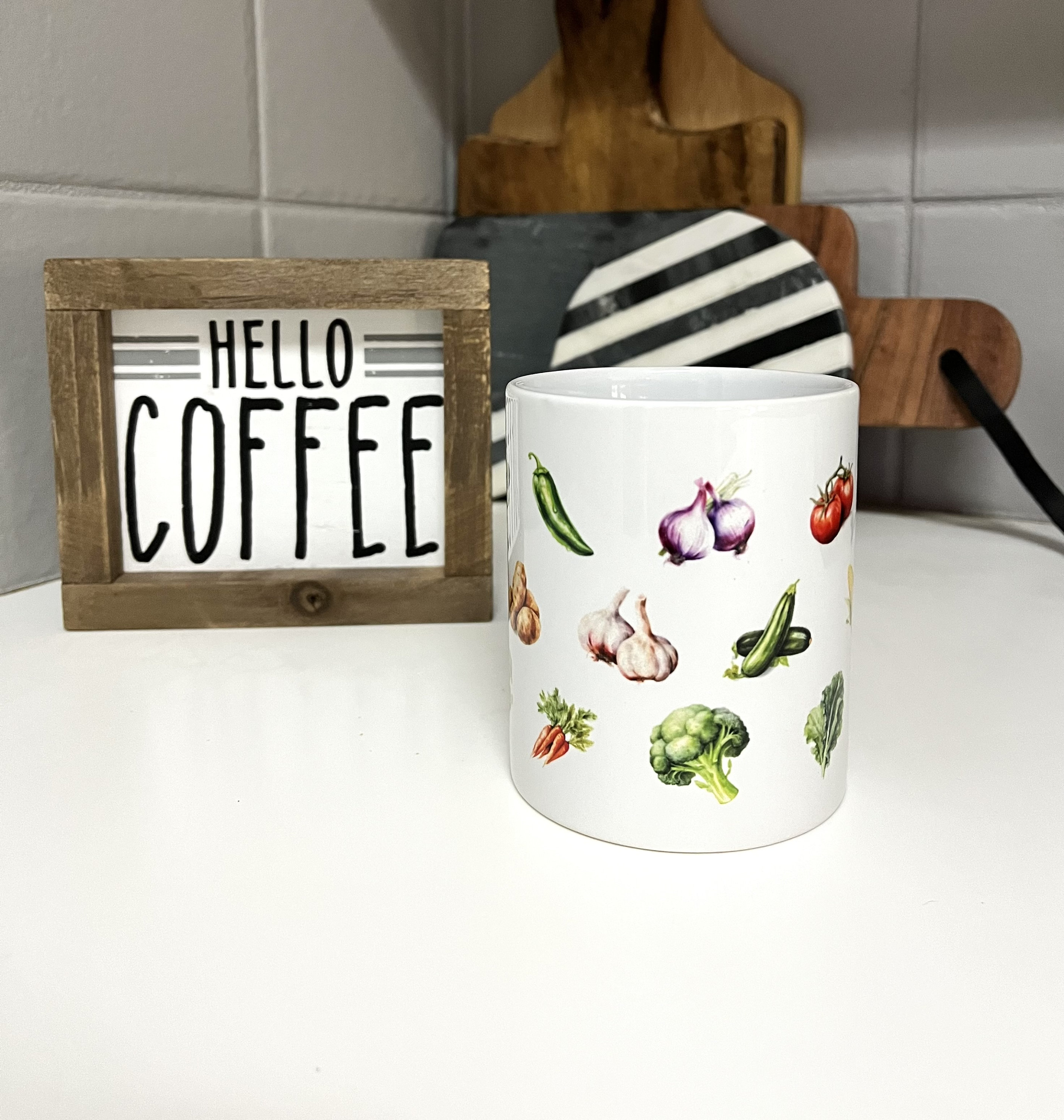 Vegetable Coffee Cup Produce Mug Veggie Coffee Mug Vegetable Mug ...