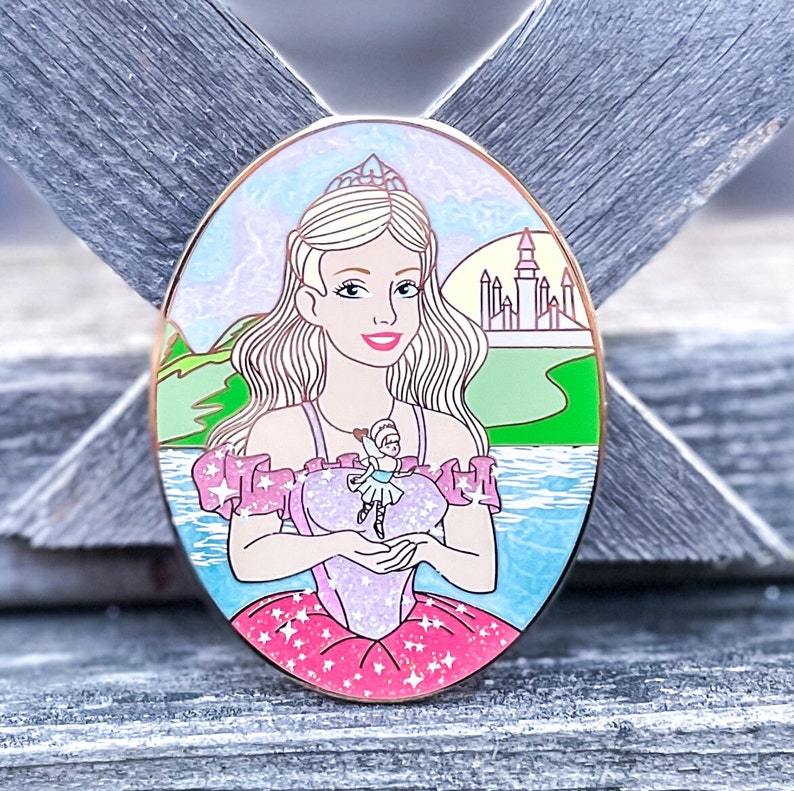 Barbie Pin Fantasy Pin Barbie Nutcracker Princess Pin Handmade Pin - Etsy