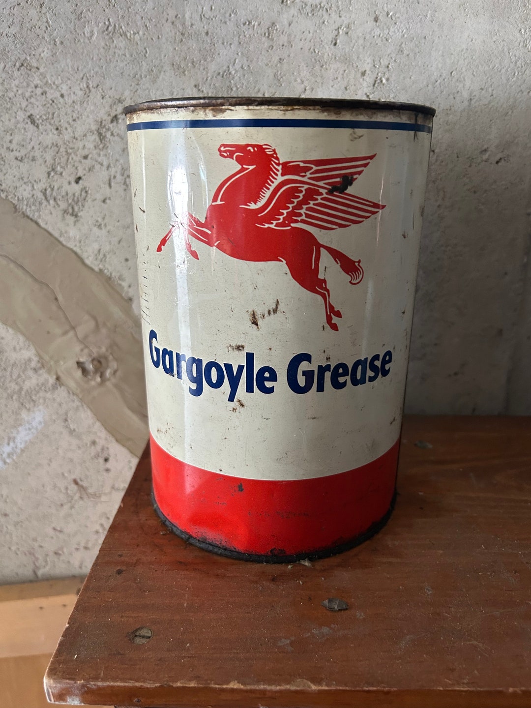 Mobil Oil Mobil Gargoyle Grease 5 Lb Can Seems to Be Full Graphites 3 ...