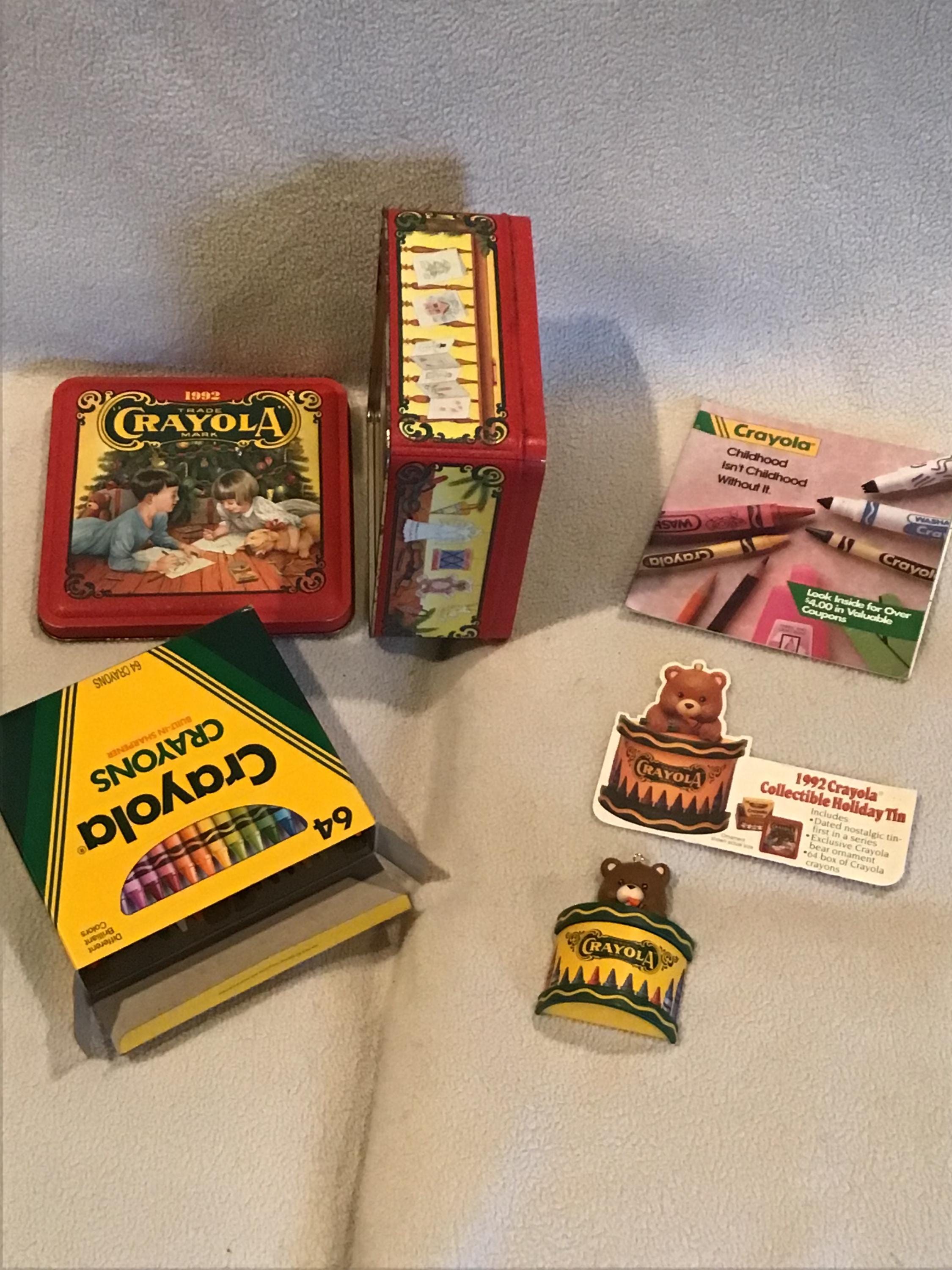1992 Vintage Crayola Crayons Box - Etsy