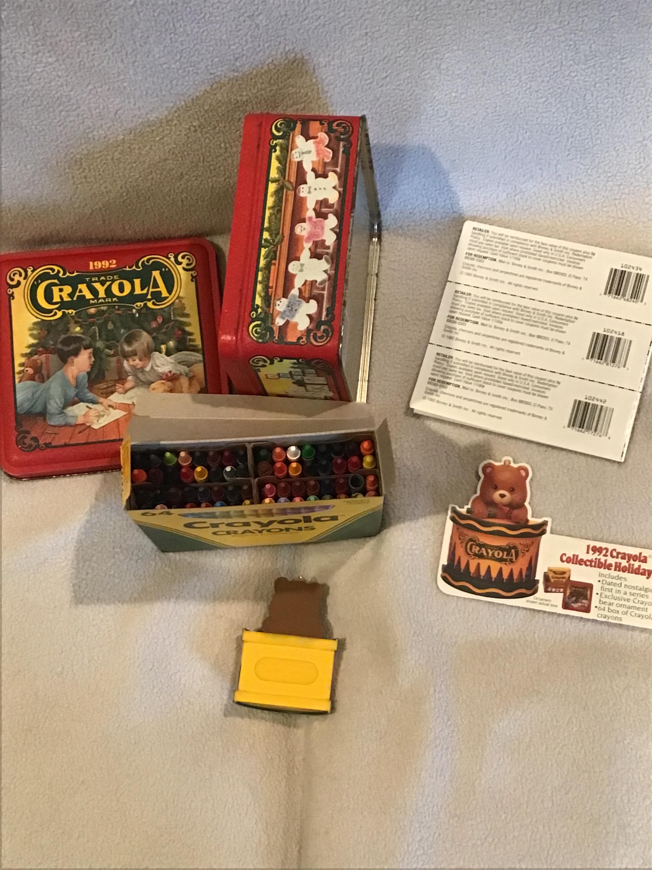 1992 Vintage Crayola Crayons Box - Etsy