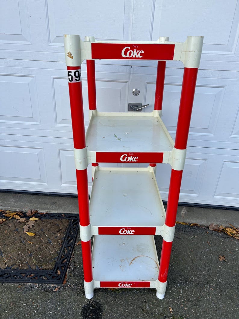Vintage Coca Cola Shelving Unit. - Etsy
