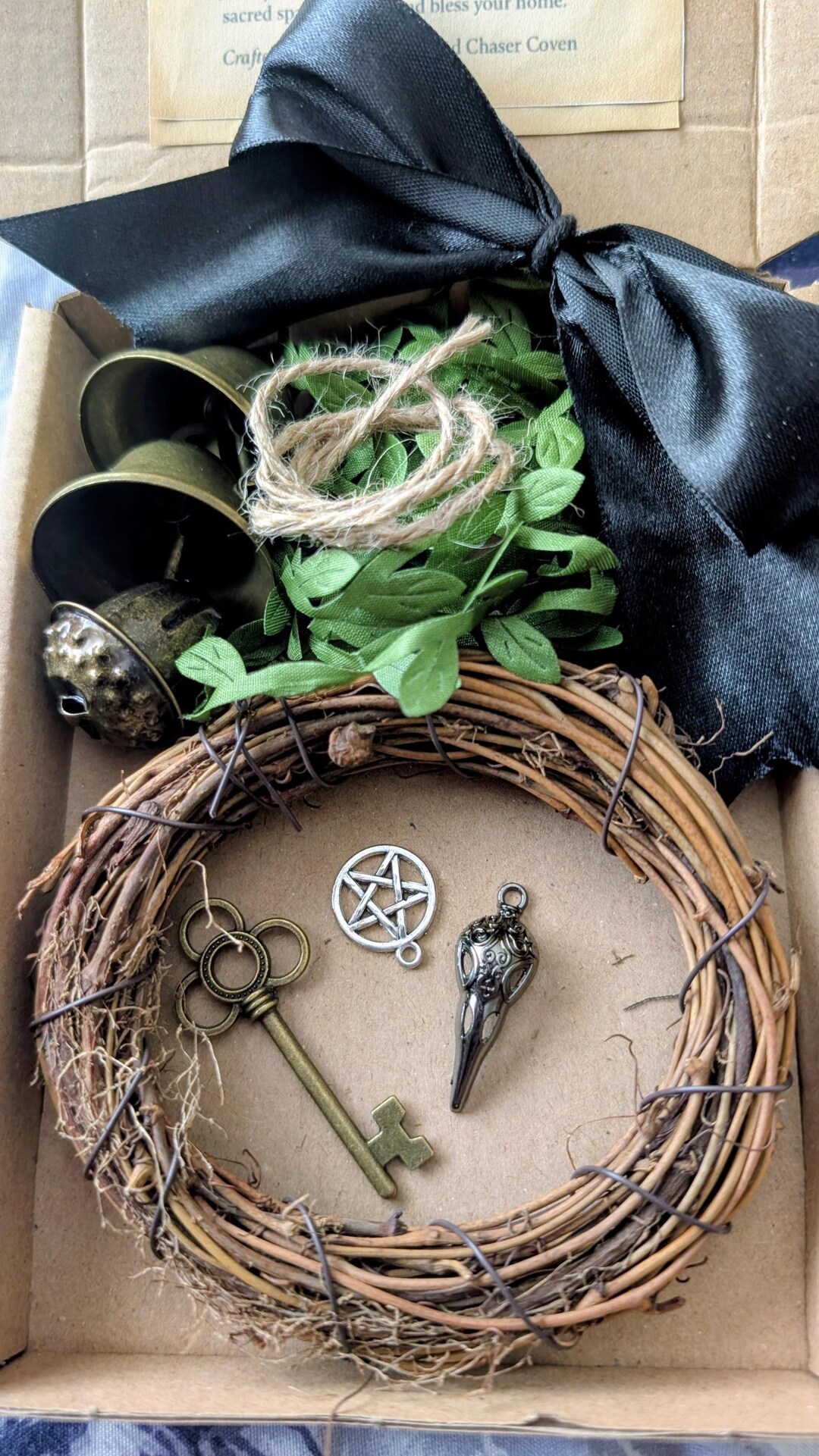 DIY Witch Bells Protection Kit | Make Your Own Witchcraft Door Charm ...