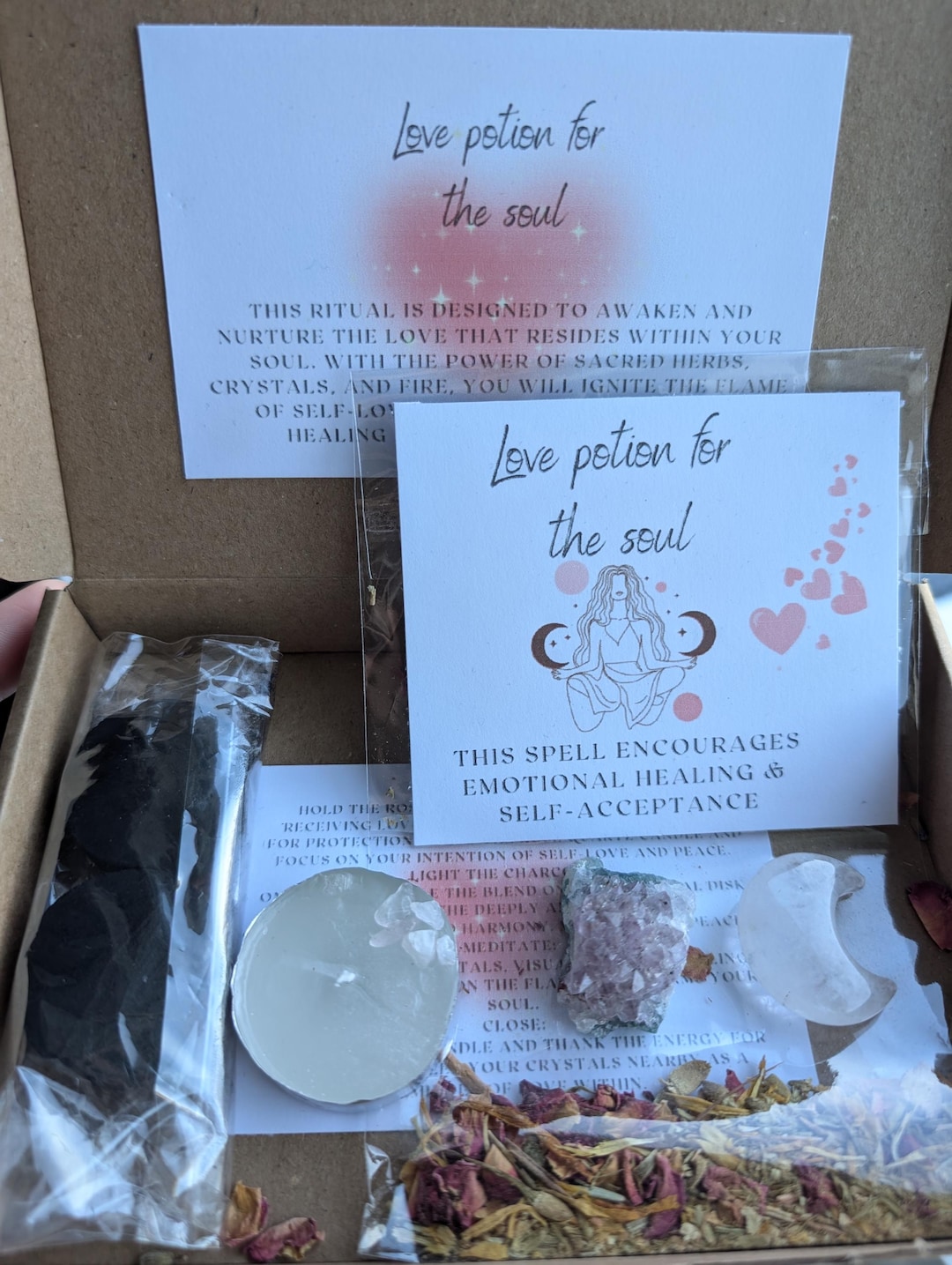 Self-care Ritual Spell Kit for Unconditional Love - Etsy