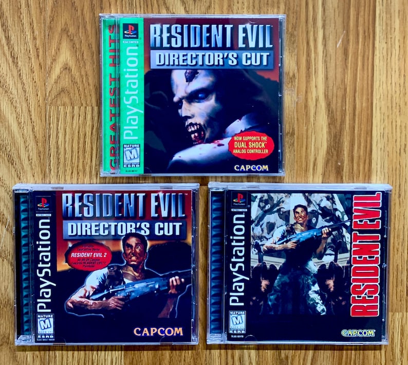 Resident Evil Director's Cut - Playstation 1 / PS1 - New Replacement ...