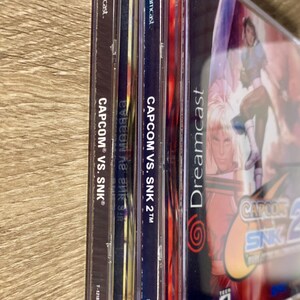 Capcom Vs. SNK 1 and 2 - Sega Dreamcast Custom Game Case - No Manual ...
