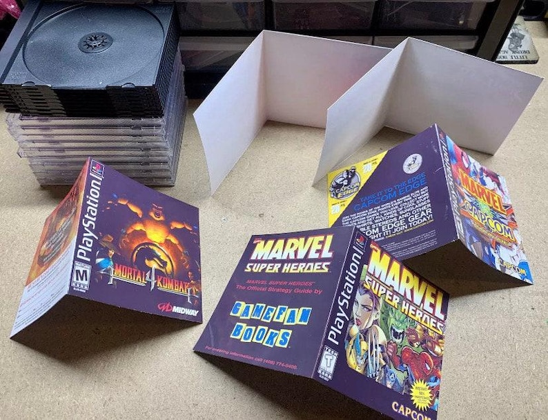 Back Art / Manual Cover Insert Replacement - Playstation / PS1 - Pick ...