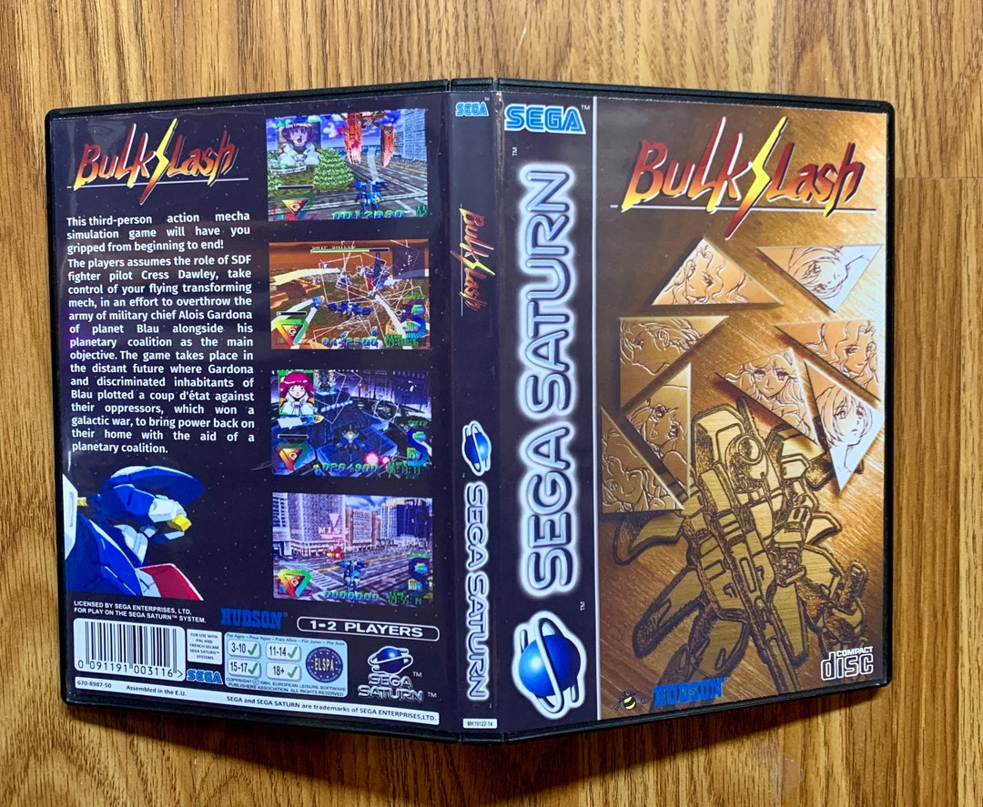 Bulk Slash PAL Variant Sega Saturn Custom Game Case Global Shipping - Etsy