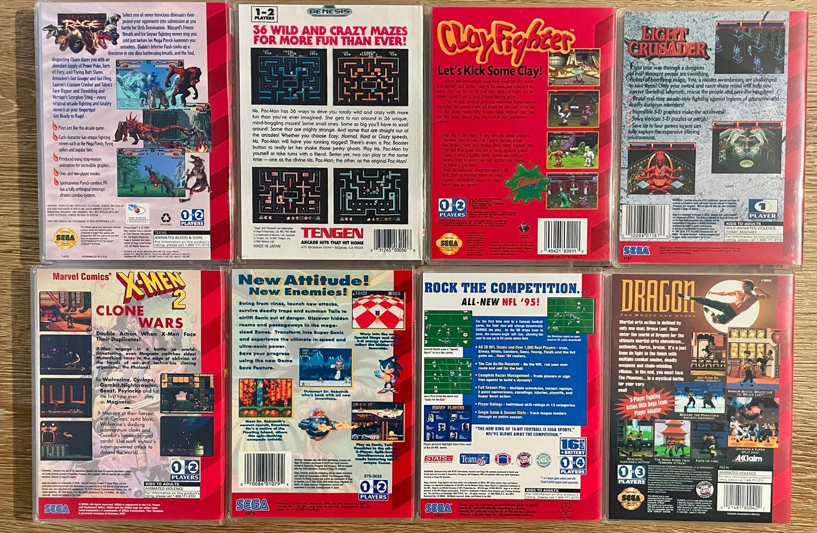 Pick Any Title - SEGA Genesis / Mega Drive - New Clear Universal Game ...