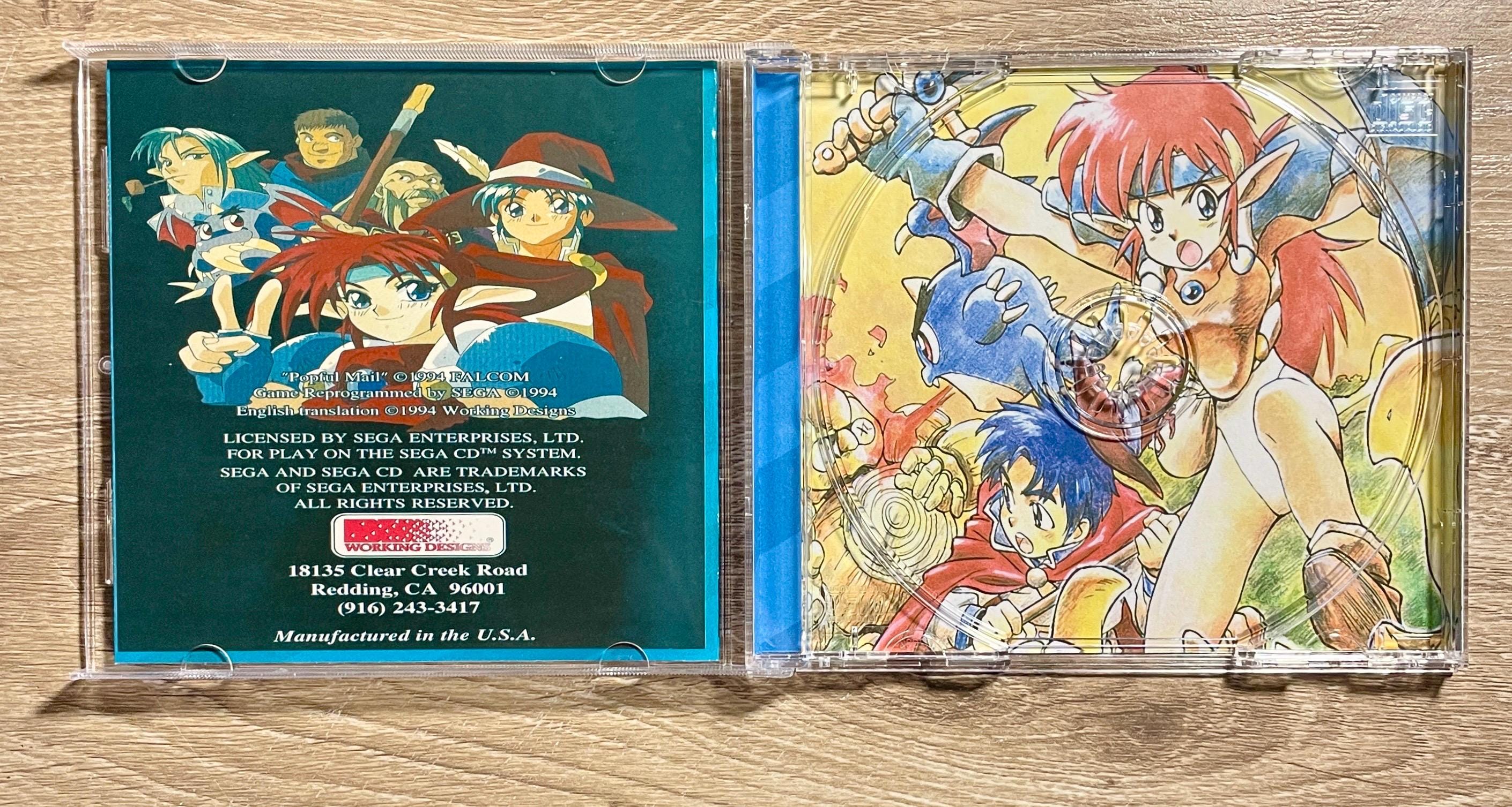 Popful Mail - Sega CD Custom Game Jewel Case - Free Shipping - No Disc ...