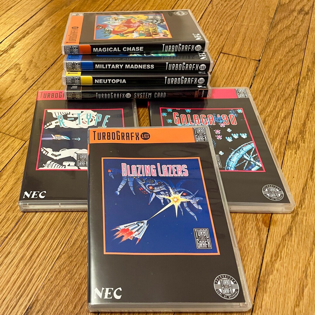 Pick Any Title - Turbografx 16 / PC Engine - Custom Replacement Game ...