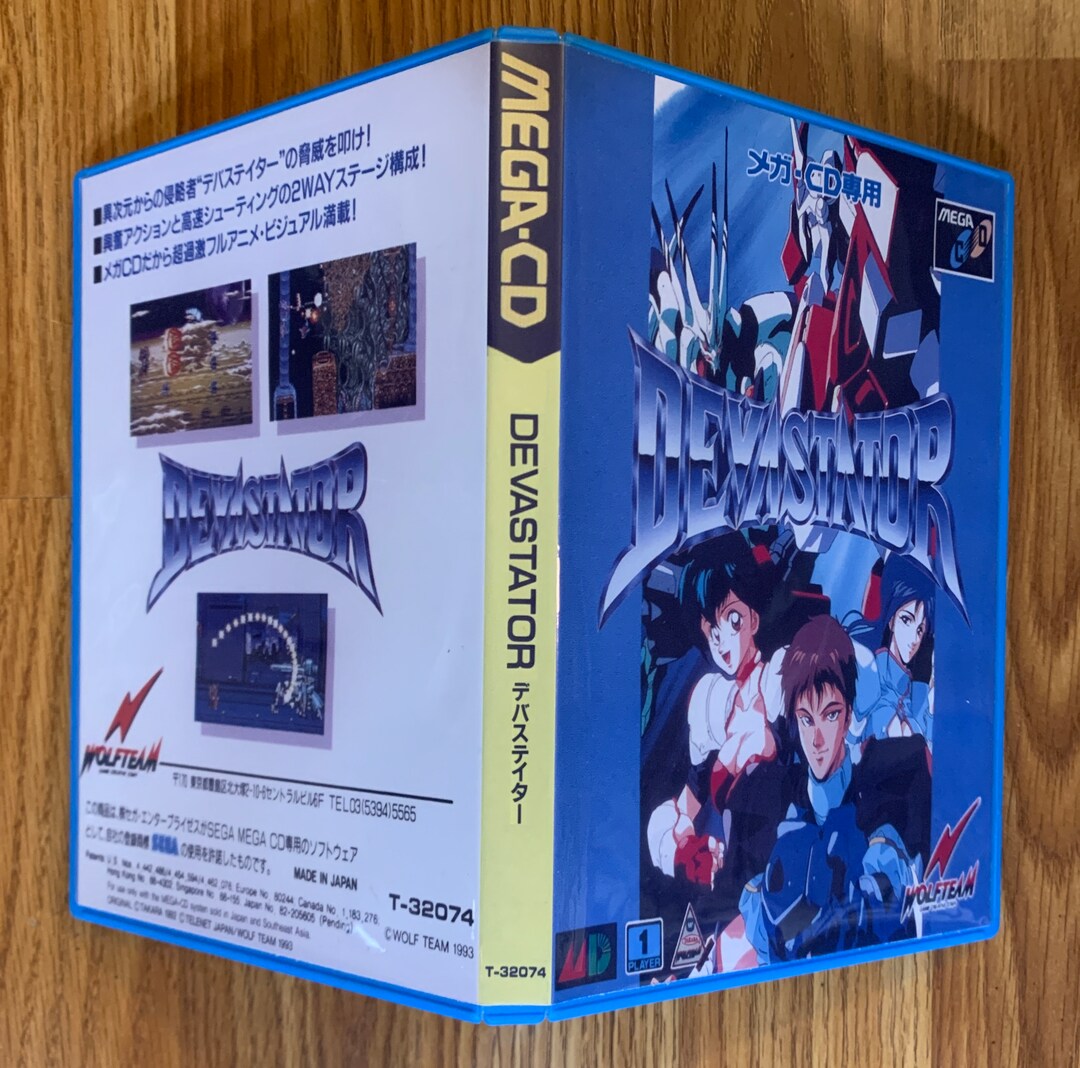 Devastator Sega Mega CD Custom Game Case - Etsy