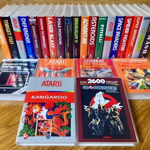 Pick Any Title - Atari VCS 2600 - New Clear Universal Game Cases - Free ...