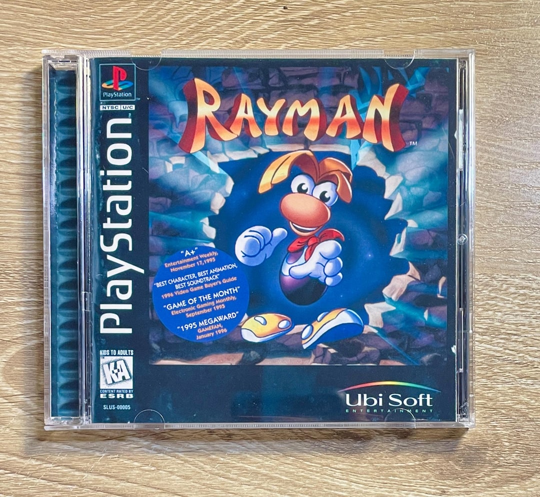 Rayman - Playstation 1 - New Replacement Game Case - No Manual or Game ...